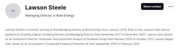Bute Energy: Who’s Really Behind It? – Jac o' the North